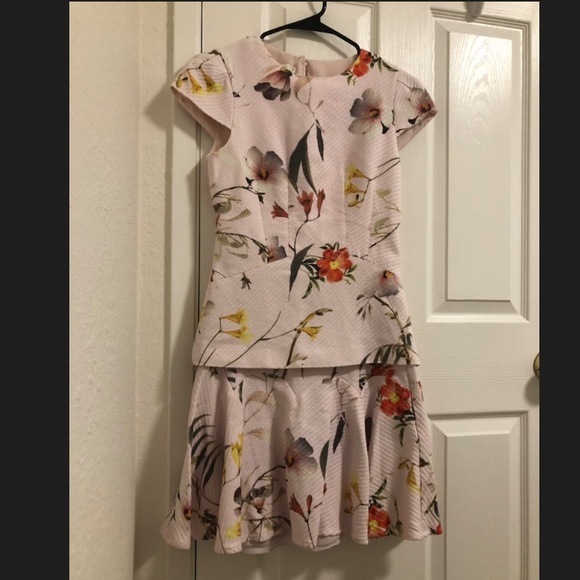 Ted Baker London | Dresses | Ted Baker Botanical Bloom Top Skirt | Poshmark